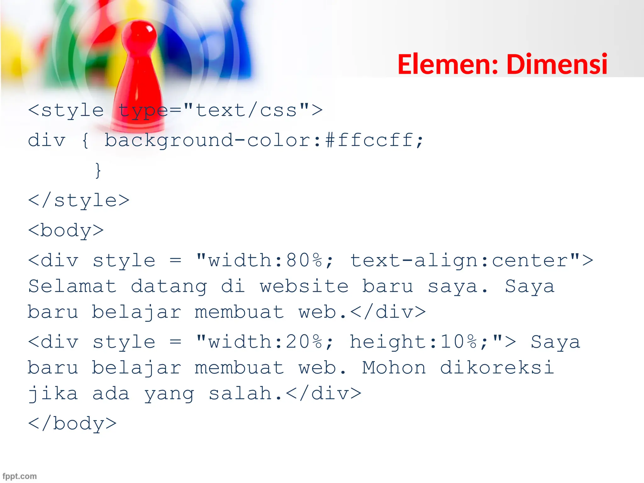 Desain Web, introduction about casacading style sheet | PPTX
