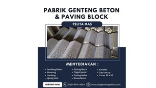 Pasang Atap Flat Beton dengan Jarak Reng yang Presisi! | PPT
