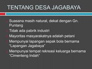 Desa jagabaya | PPTX
