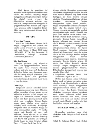 Desakan Darah | DOCX