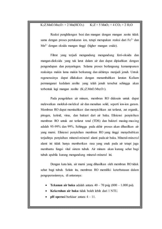 Teknik Penyehatan - Desalinasi air laut | DOCX