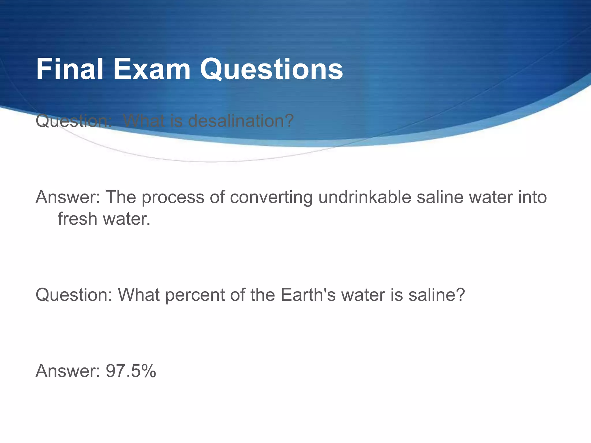 Desalination | PPTX