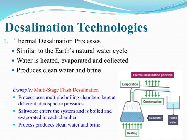 desalination and desalting water treatment.ppt | Chemistry | Science