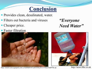 Desalination of underground water | PPTX