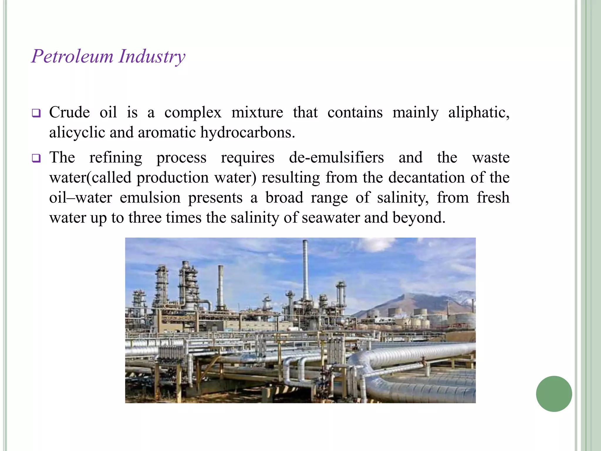 Desalination of Industrial Wastewater | PPTX