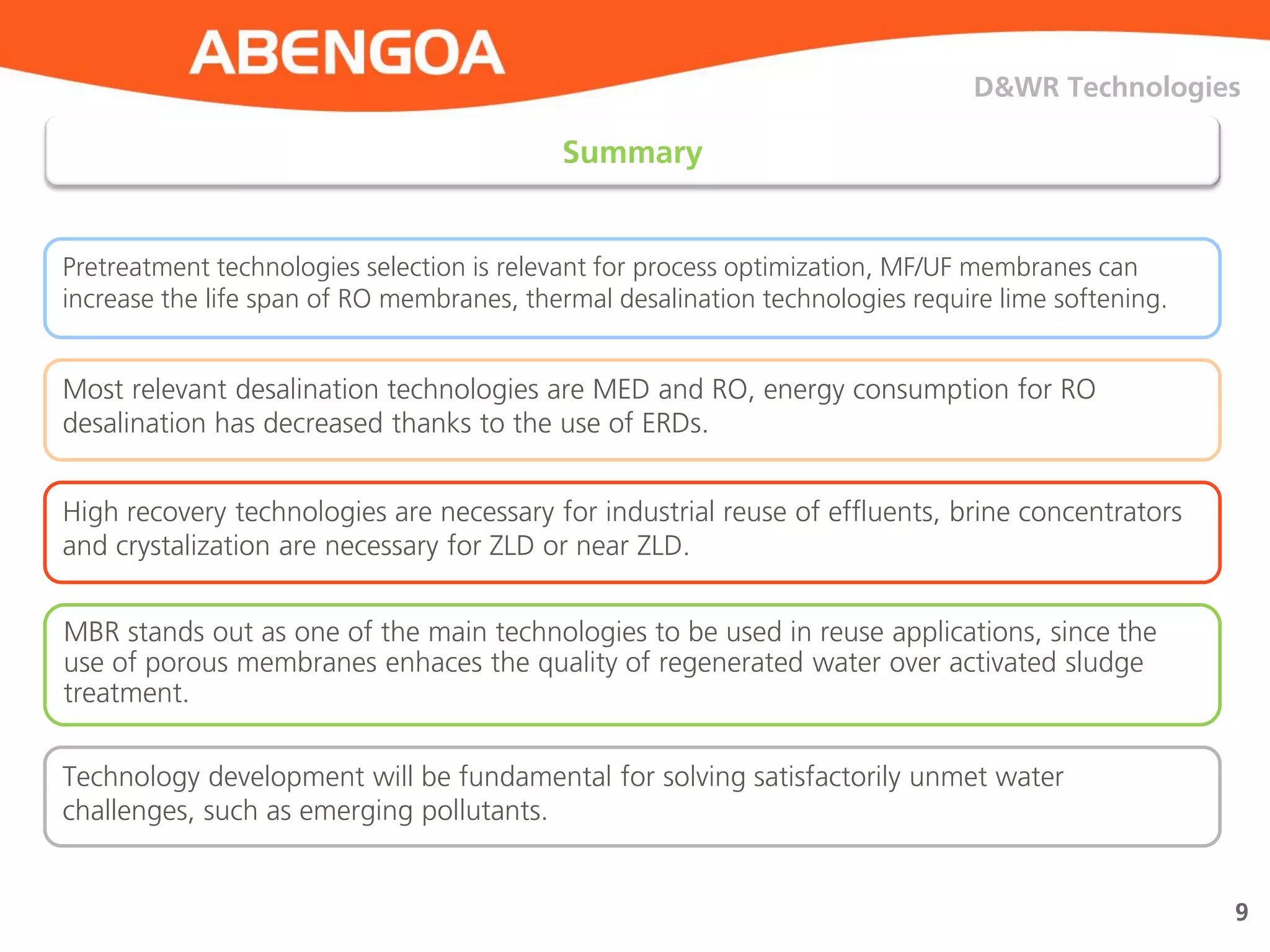 Desalination and water reuse technologies | PDF