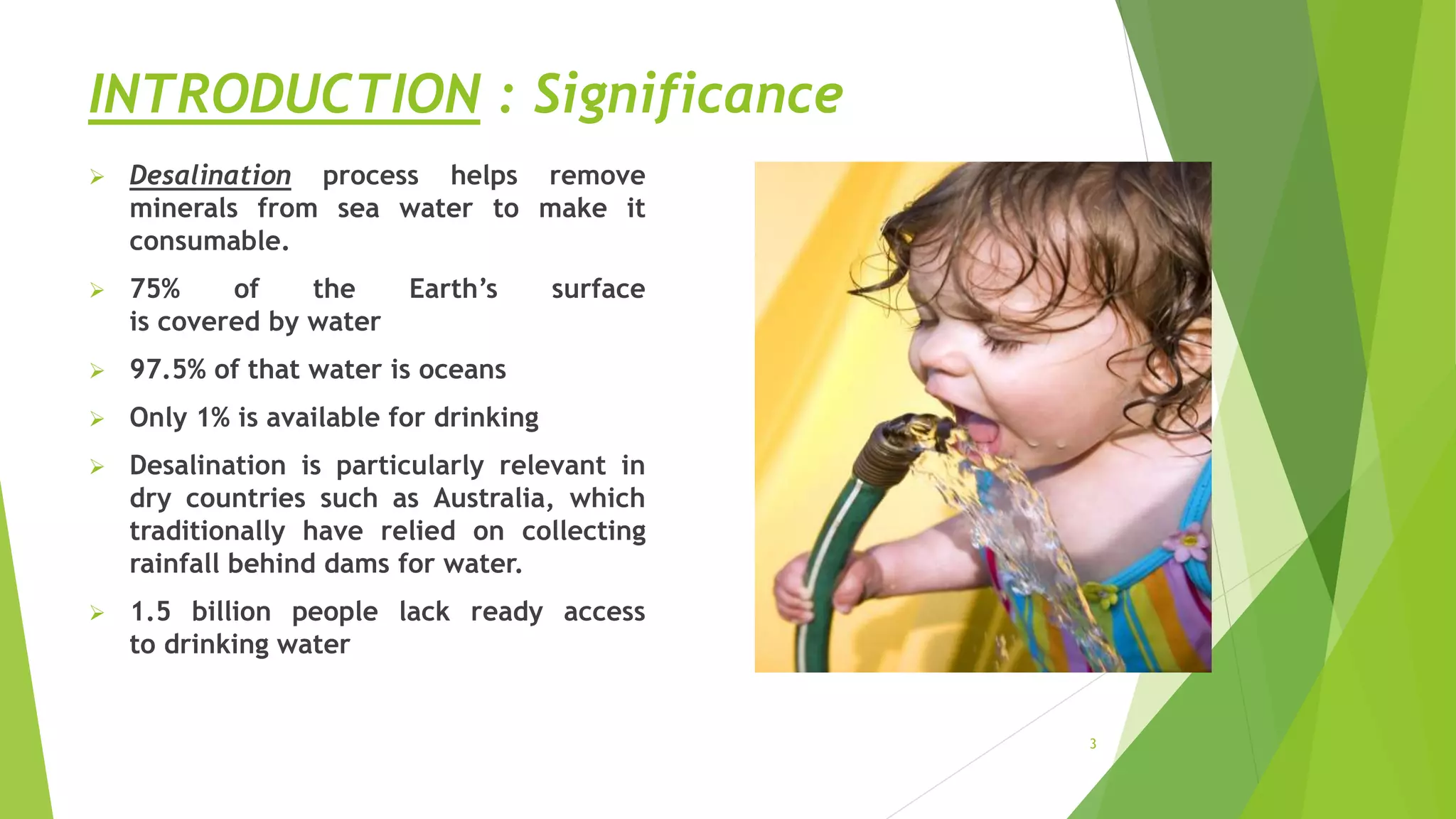 Desalination of sea water | PPTX