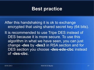 (Crypto) DES And RSA Algorithms Overview | PPT