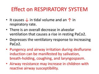 DESFLURANE AND XENON | PPTX