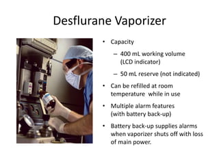 DESFLURANE AND XENON | PPTX