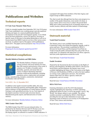 DESA News, February 2013 | PDF