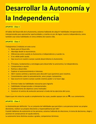 Desarrollar la Autonomía y la Independencia.pdf