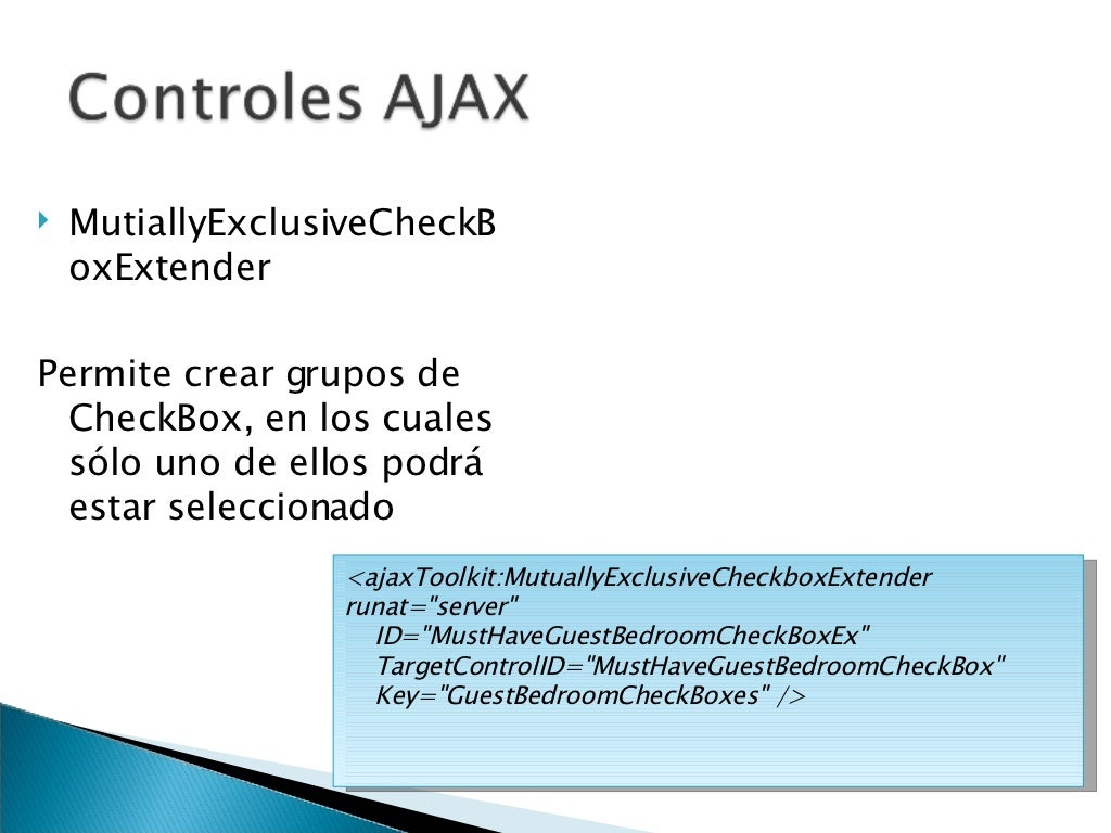 Desarrollo De Aplicaciones Con Microsoft Ajax 1 0 Y Ajax Control Tool…