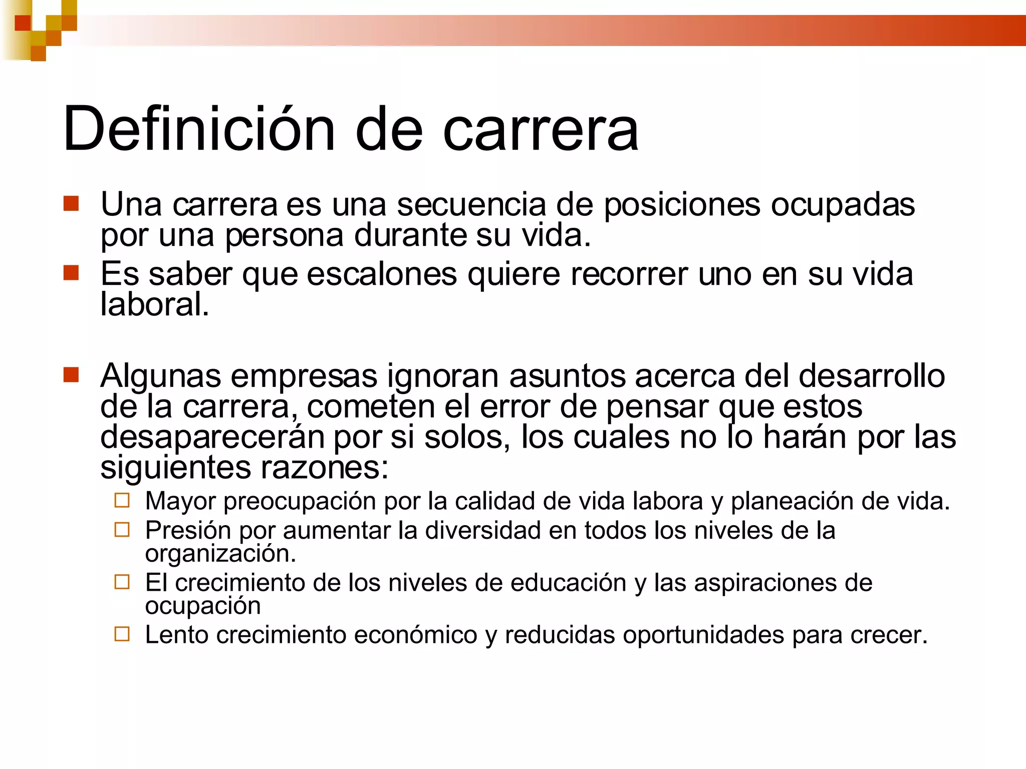 Desarrollo De Carrera Laboral | PPT