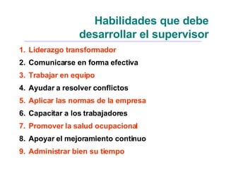 Desarrollo de Habilidades de Supervisión | PPT