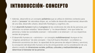 Desarrollo humano | PPTX