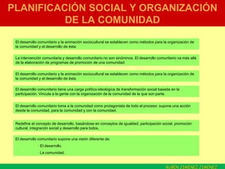 Desarrollo Comunitario y Educacion | PPT