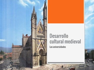Desarrollo cultural medieval | PDF