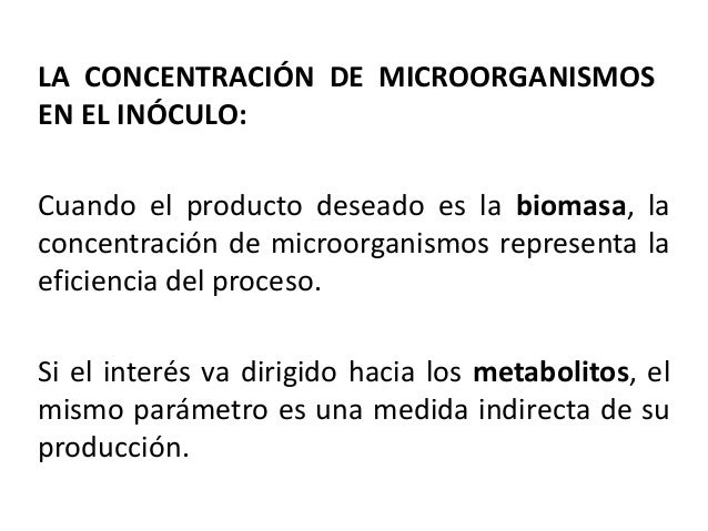 Desarrollo de inóculo