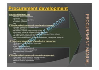 Procurement development | PPT