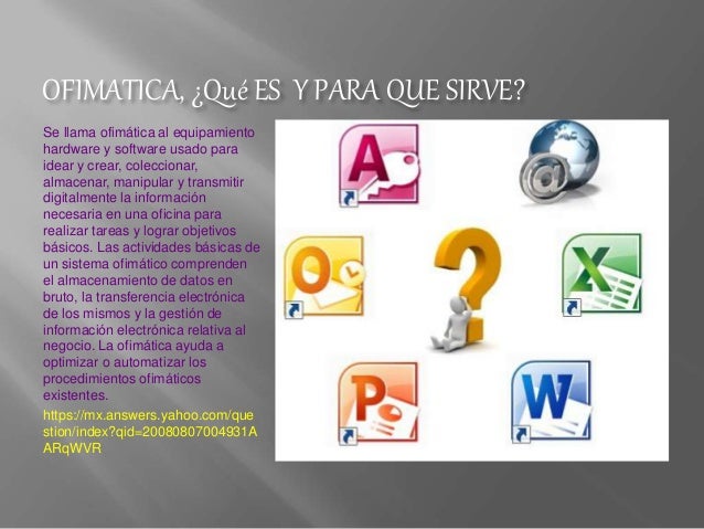 Que Es Ofimatica Y Para Que Sirve - cita previa plusvalia madrid