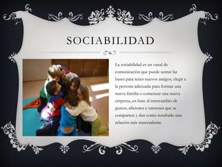 Desarrollo de la sociabilidad | PPTX