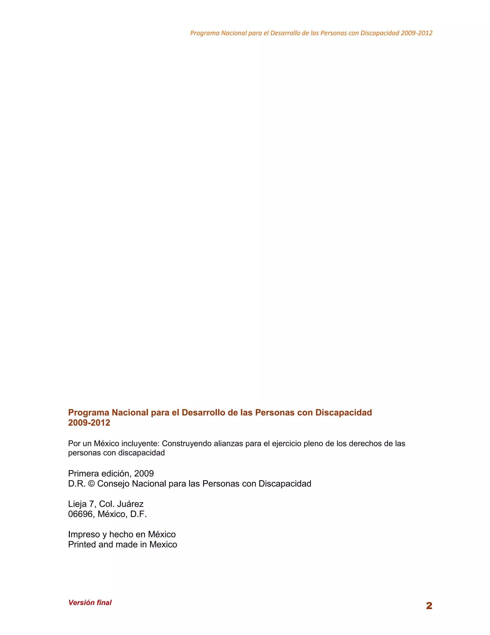 Desarrollo de las personas con discapacidad | PDF