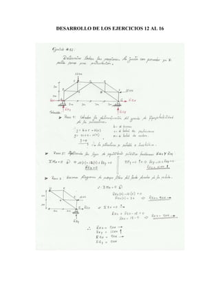 ESTÁTICA ESTRUCTURAL - Reacciones | PDF