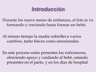 Desarrollo del embarazo mes a mes | PPTX