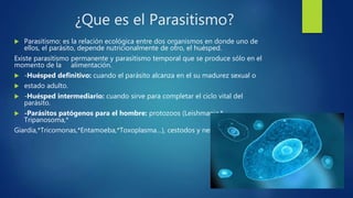 Desarrollo del parásitismo | PPTX