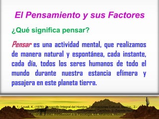 Desarrollo del pensamiento humano | PDF