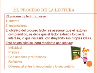 Desarrollo Del Proceso Lector Y De La ComprensióN | PPT