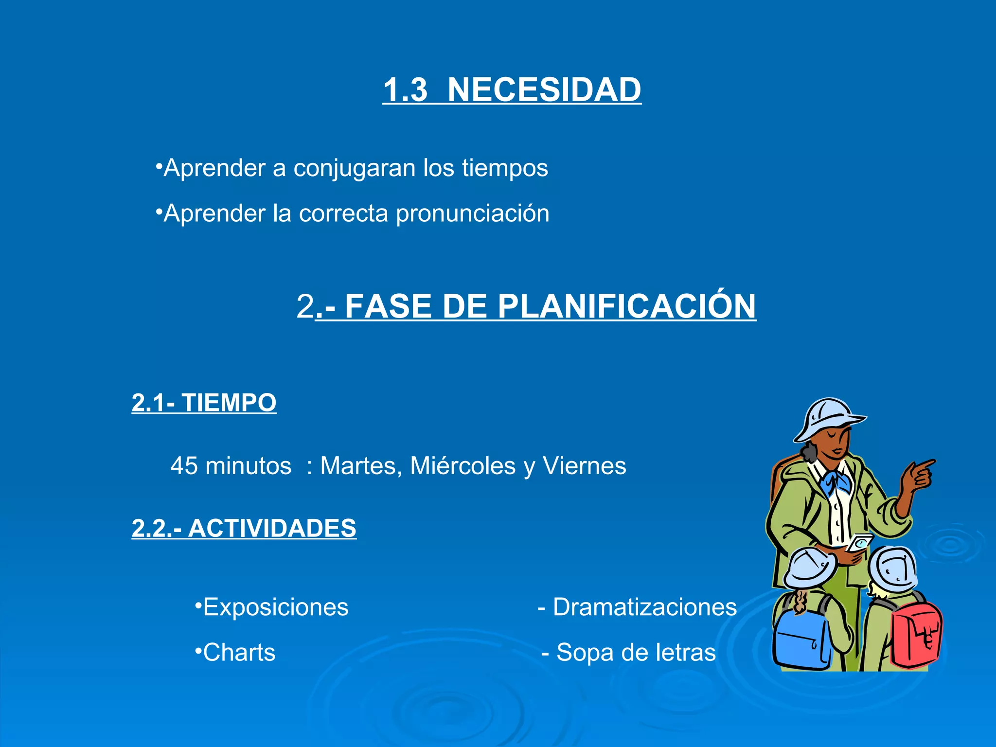 Desarrollo del proyecto de clase | PPT