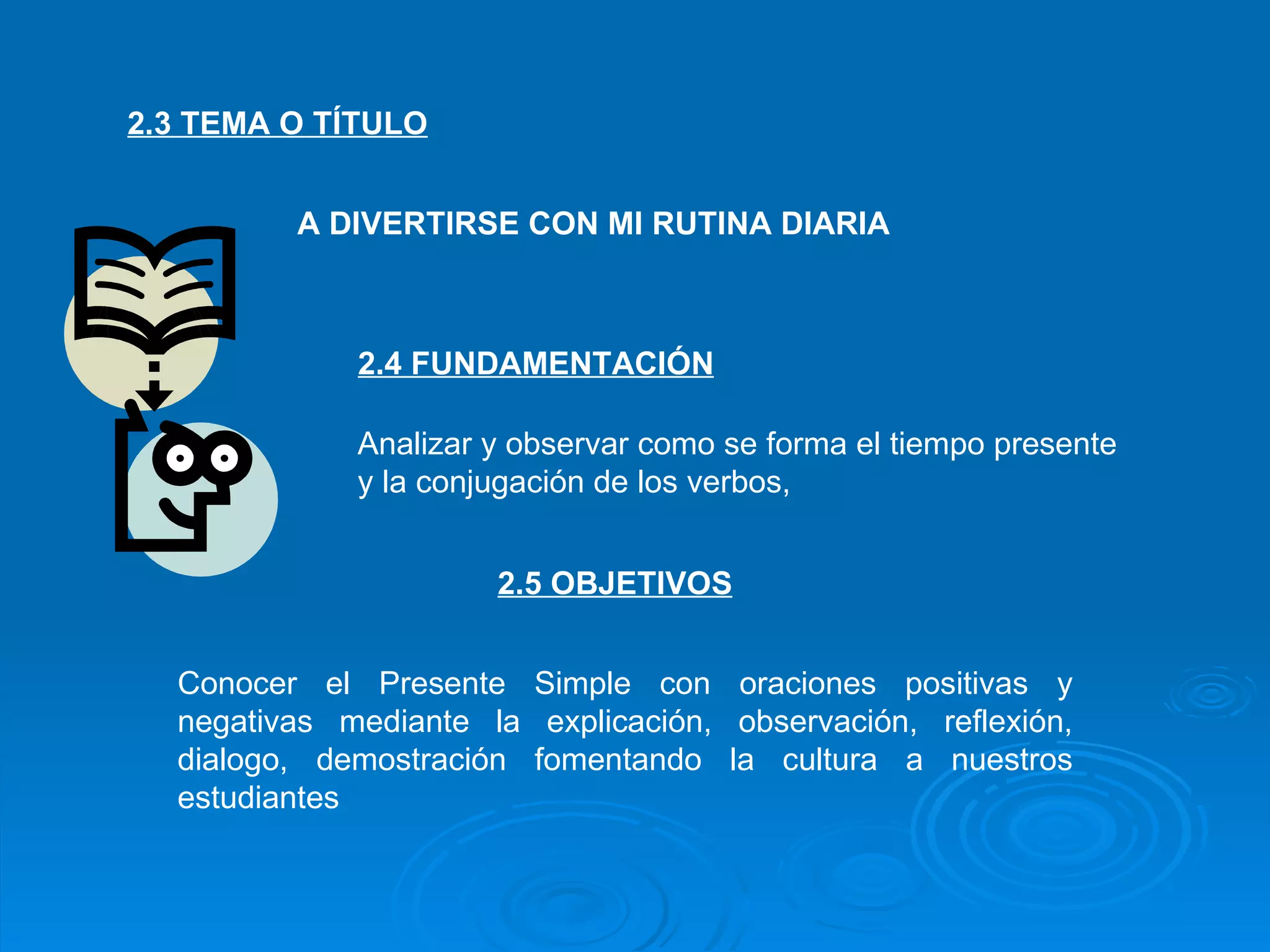Desarrollo del proyecto de clase | PPT