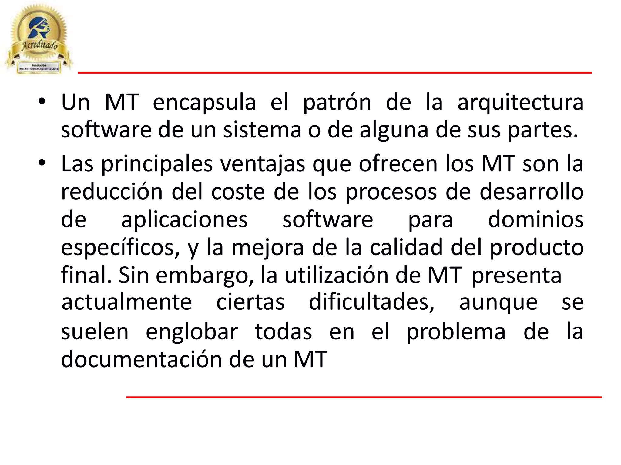 Desarrollo de software basado en componentes | PPT