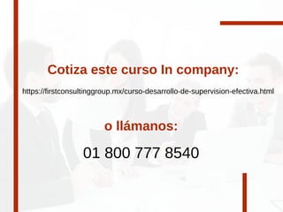 Curso Desarrollo de Supervisión Efectiva | PDF