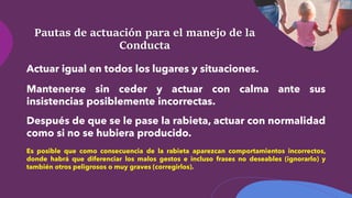 Desarrollo emocional y manejo de la conducta | PDF