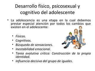 Adolescencia Desarrollo Cognitivo