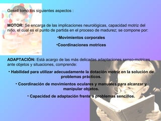 Desarrollo Gesell | PPT