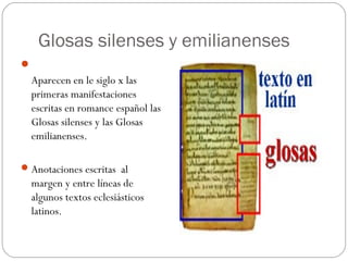 Desarrollo histórico de la lengua española | PPT