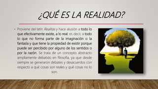 Tipos de realidad | PPTX