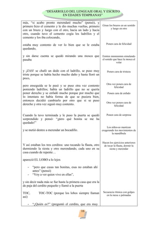 Desarrollolenguaje preescolar | PDF