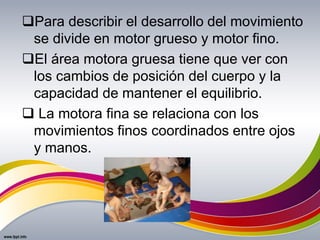 Desarrollo motriz | PDF