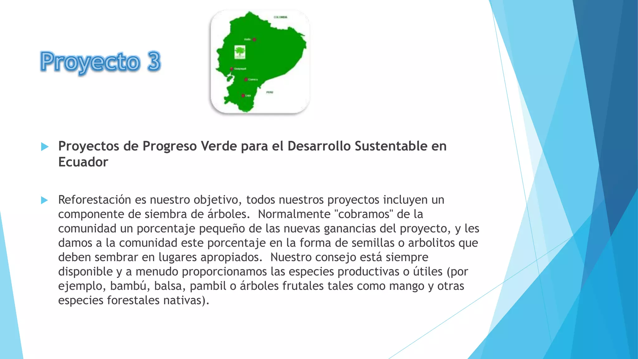 Desarrollo sustentable en ecuador | PPT