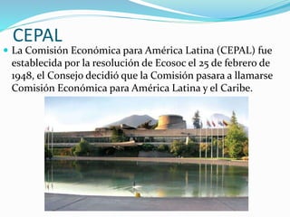 La Teoría Cepalina y el Modelo de Sustitución de Importaciones | PPTX