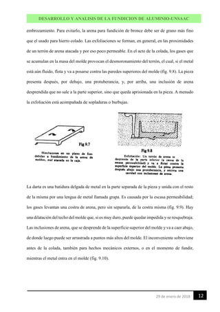 Desarrollo y analisis de la fundicion de aluminio | PDF