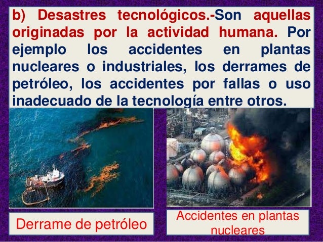 Desastres tecnológicos