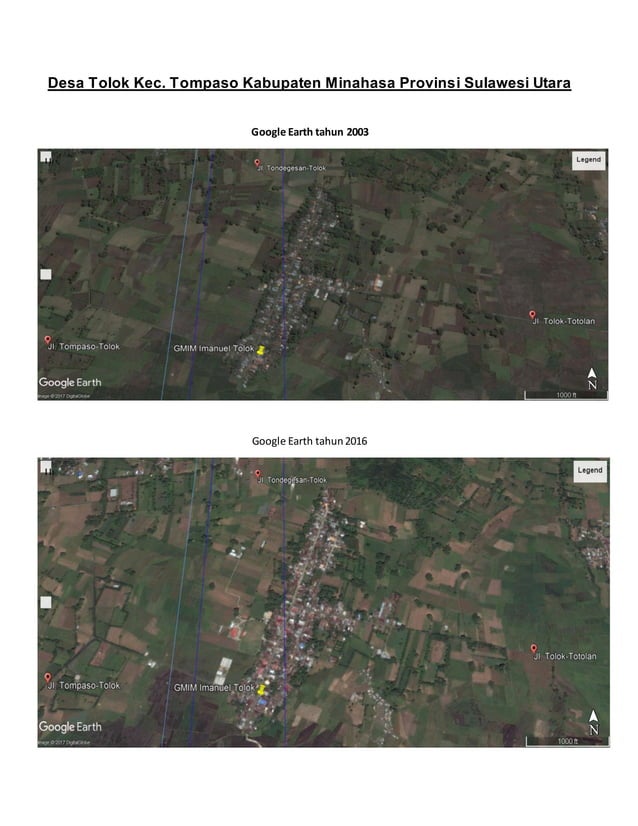 Desa Tolok - Google Earth | PDF