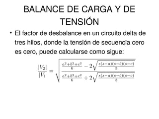 Desbalance de tensiones y carga | PDF