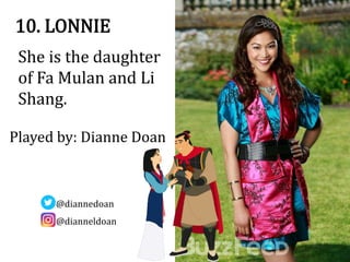 Descendants Disney Mulan